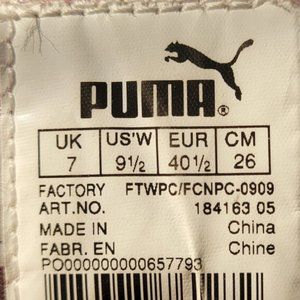 Puma | Shoes | Puma Pink And Gray Nylon Sneaker Womens Shoe | Poshmark